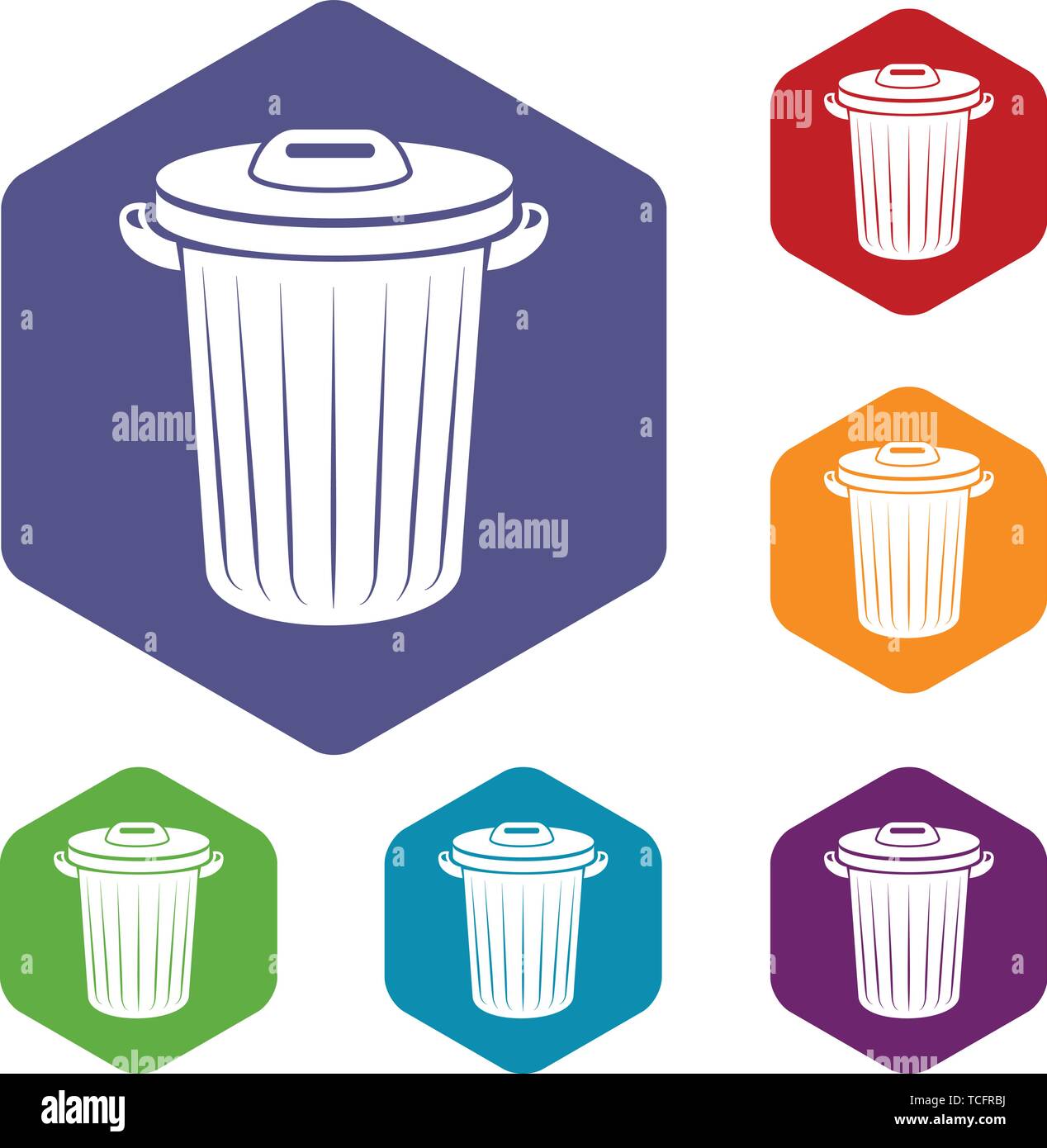 Bucket icon, simple style Stock Vector Image & Art - Alamy
