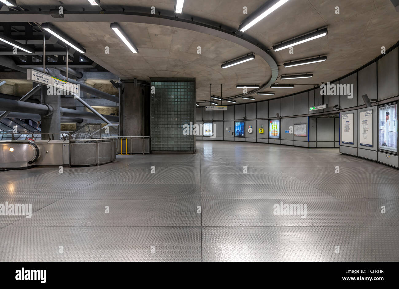 London Westminster underground tube station. Designed by Michael ...