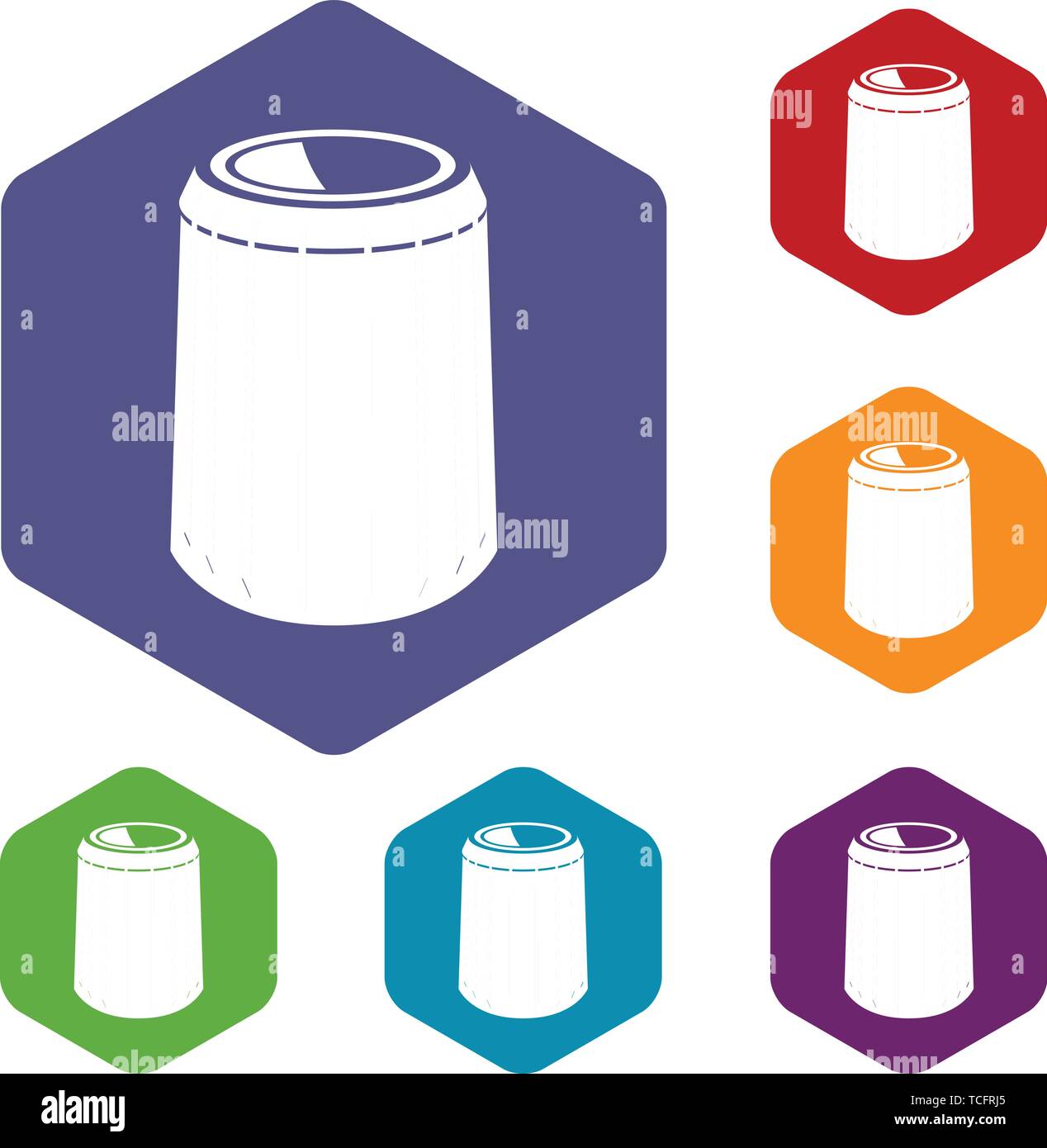 Opened bucket icon, simple style Stock Vector Image & Art - Alamy
