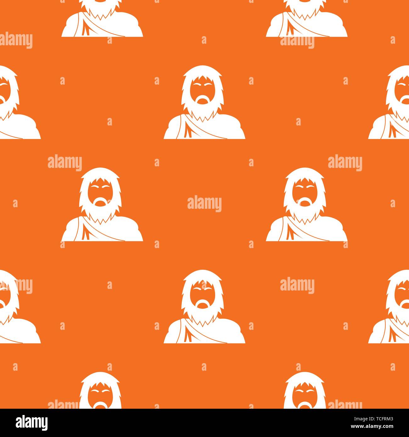 Neanderthal pattern vector orange Stock Vector Image & Art - Alamy