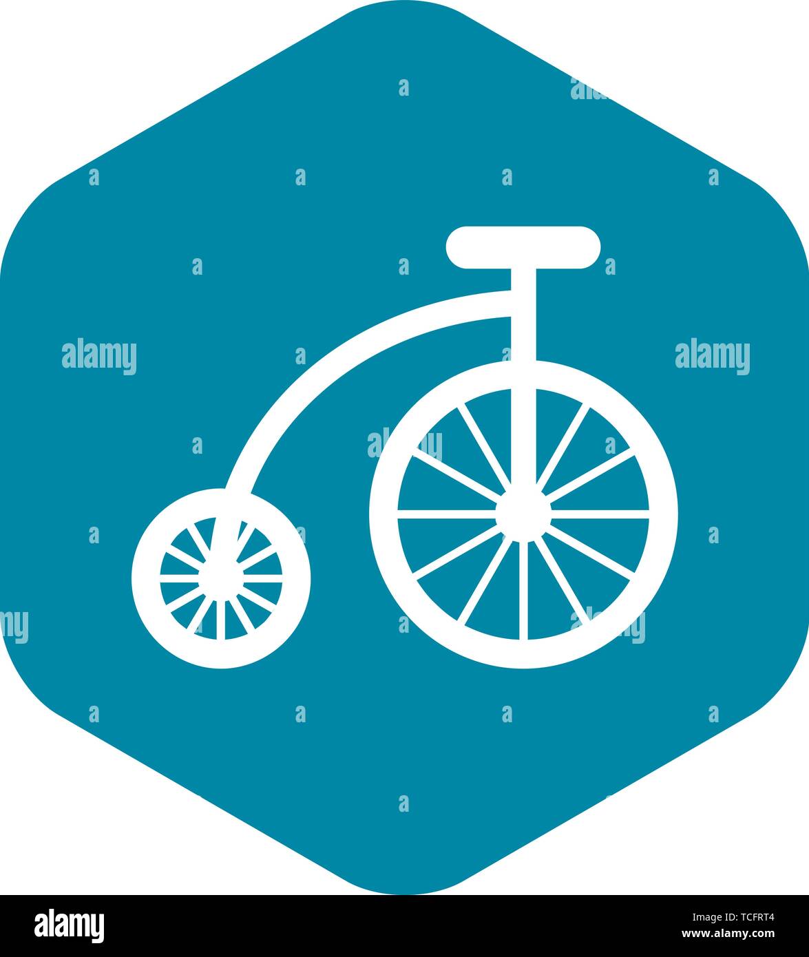 Children bicycle icon, simple style Stock Vector Image & Art - Alamy