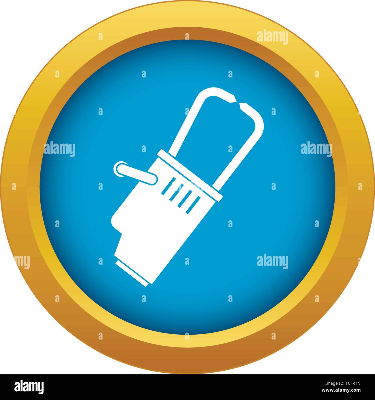 Welding equipment icon blue vector isolated Stock Vector Image & Art ...