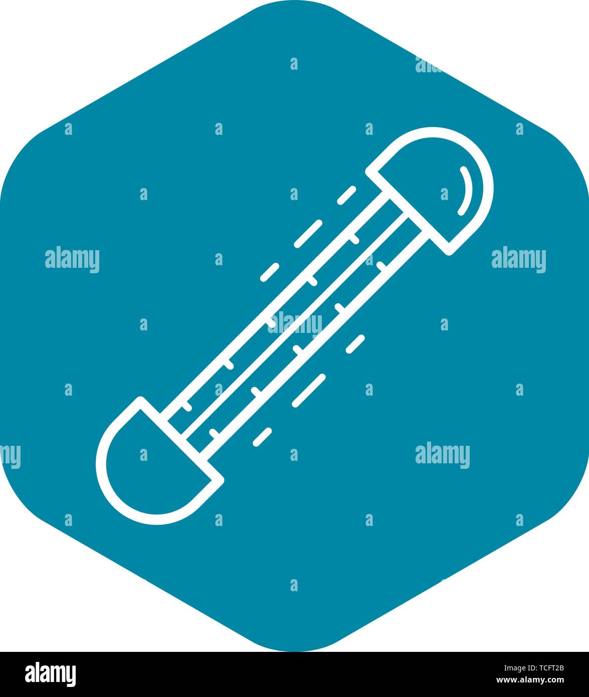 Window thermometer icon, outline style Stock Vector Image & Art - Alamy