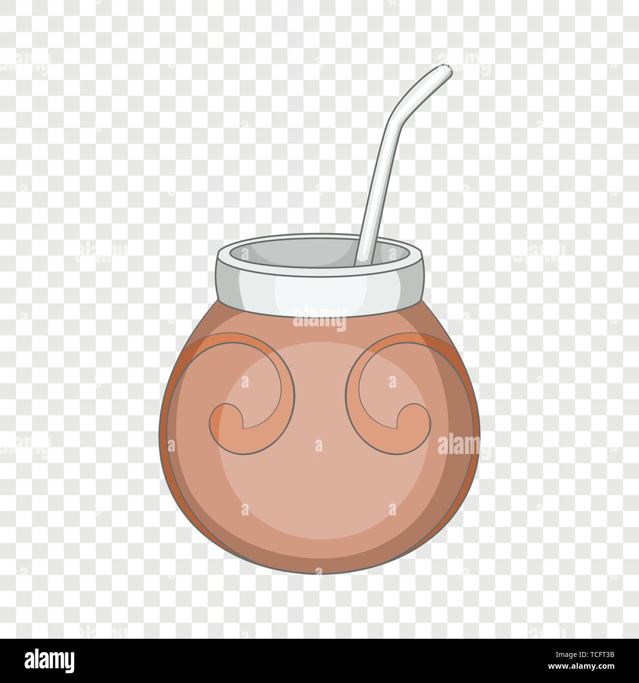 Yerba mate infusion Stock Vector Images - Alamy