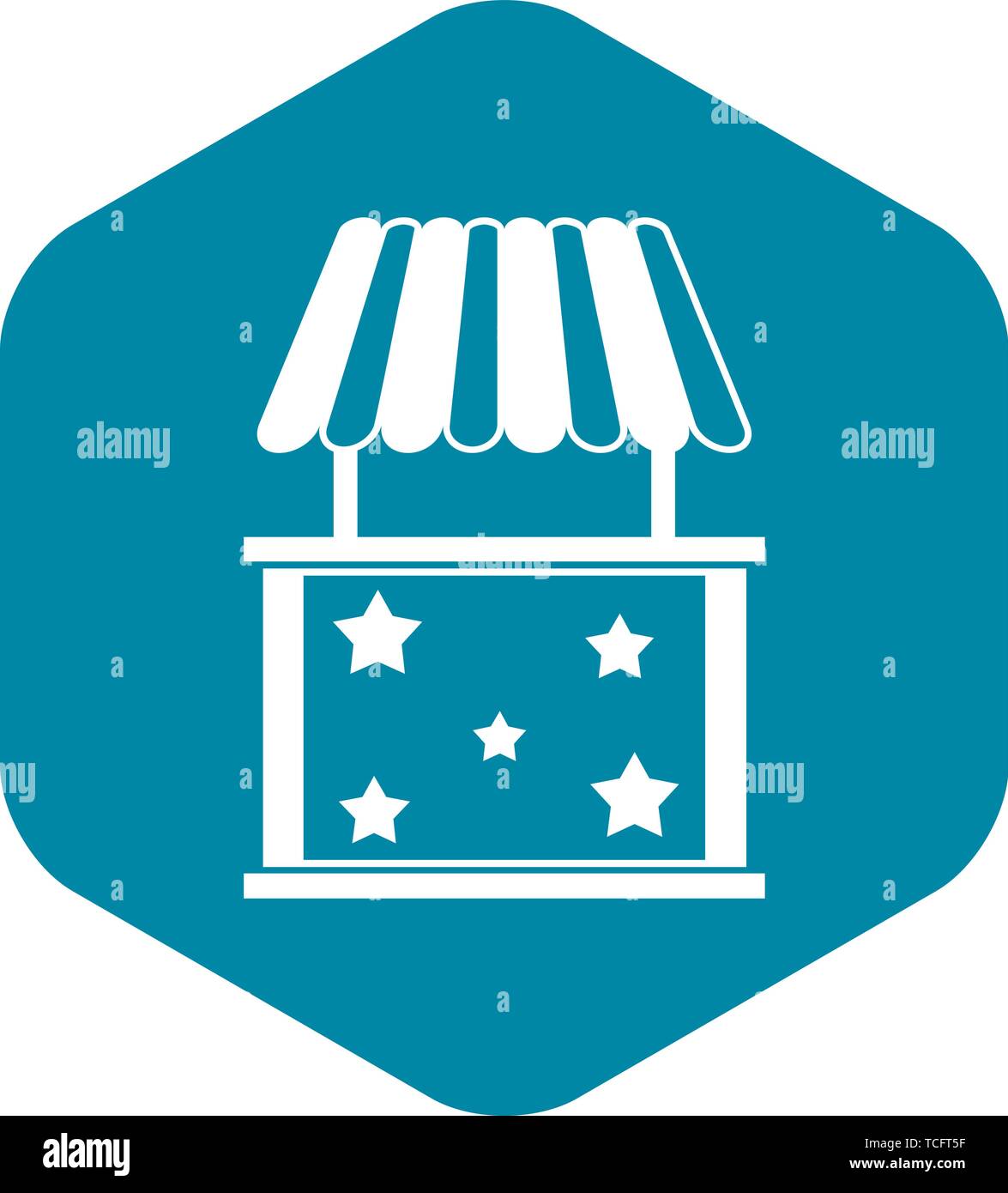 Kiosk icon, simple style Stock Vector Image & Art - Alamy