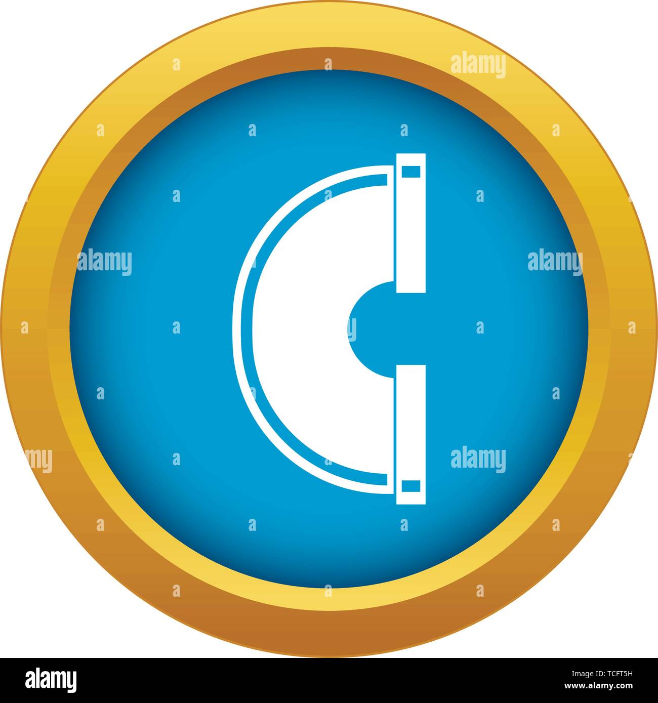 Piping connection icon blue vector isolated Stock Vector Image & Art ...