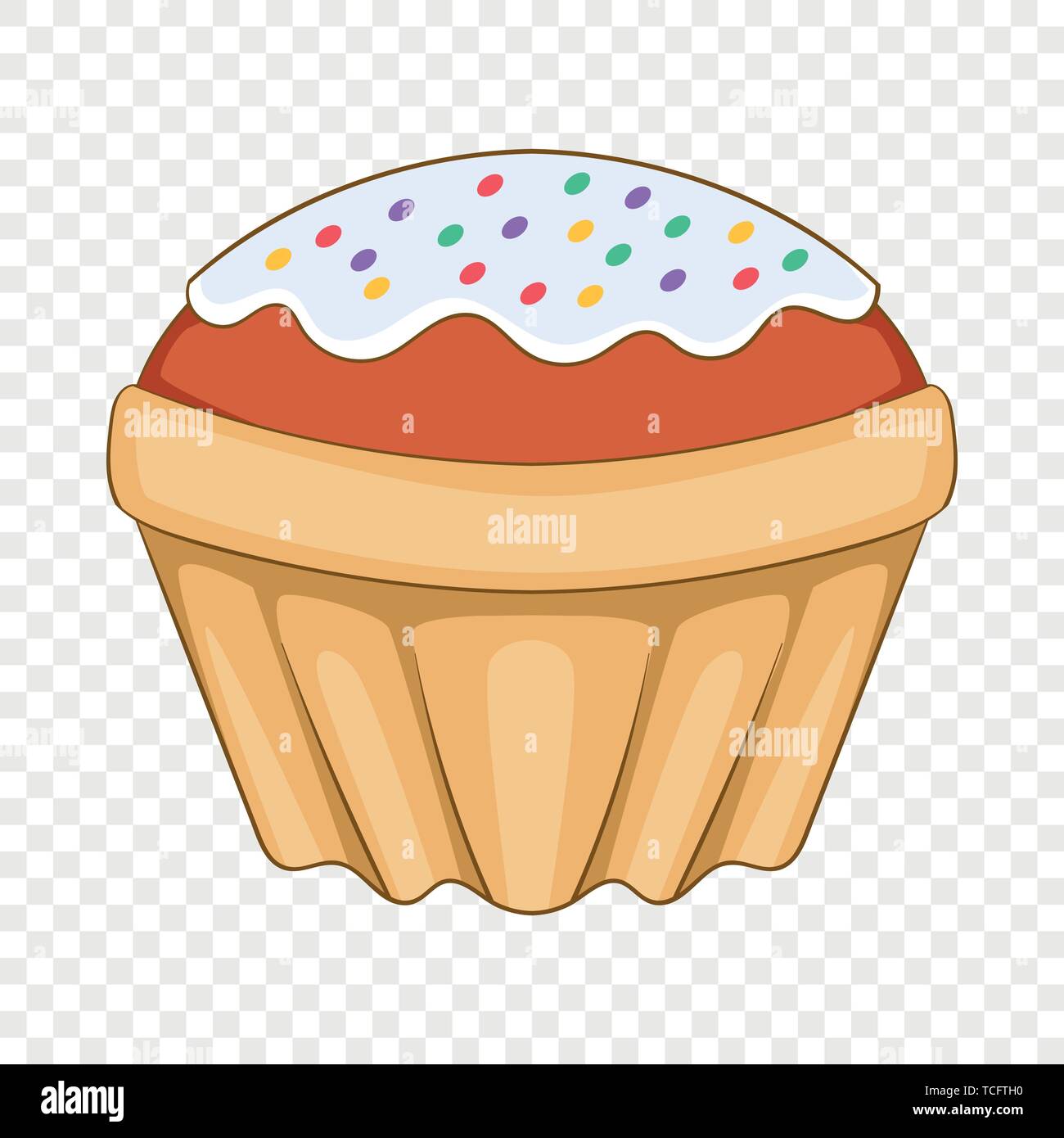 Easter cake icon, cartoon style Stock Vector Image & Art - Alamy