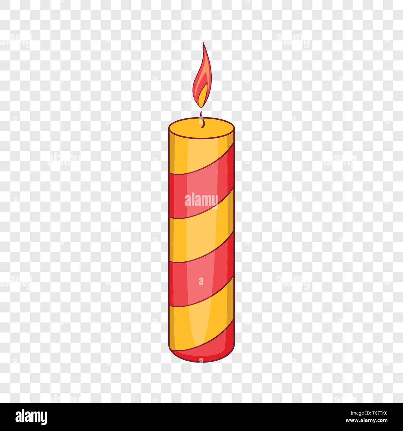 Candle icon, cartoon style Stock Vector Image & Art - Alamy