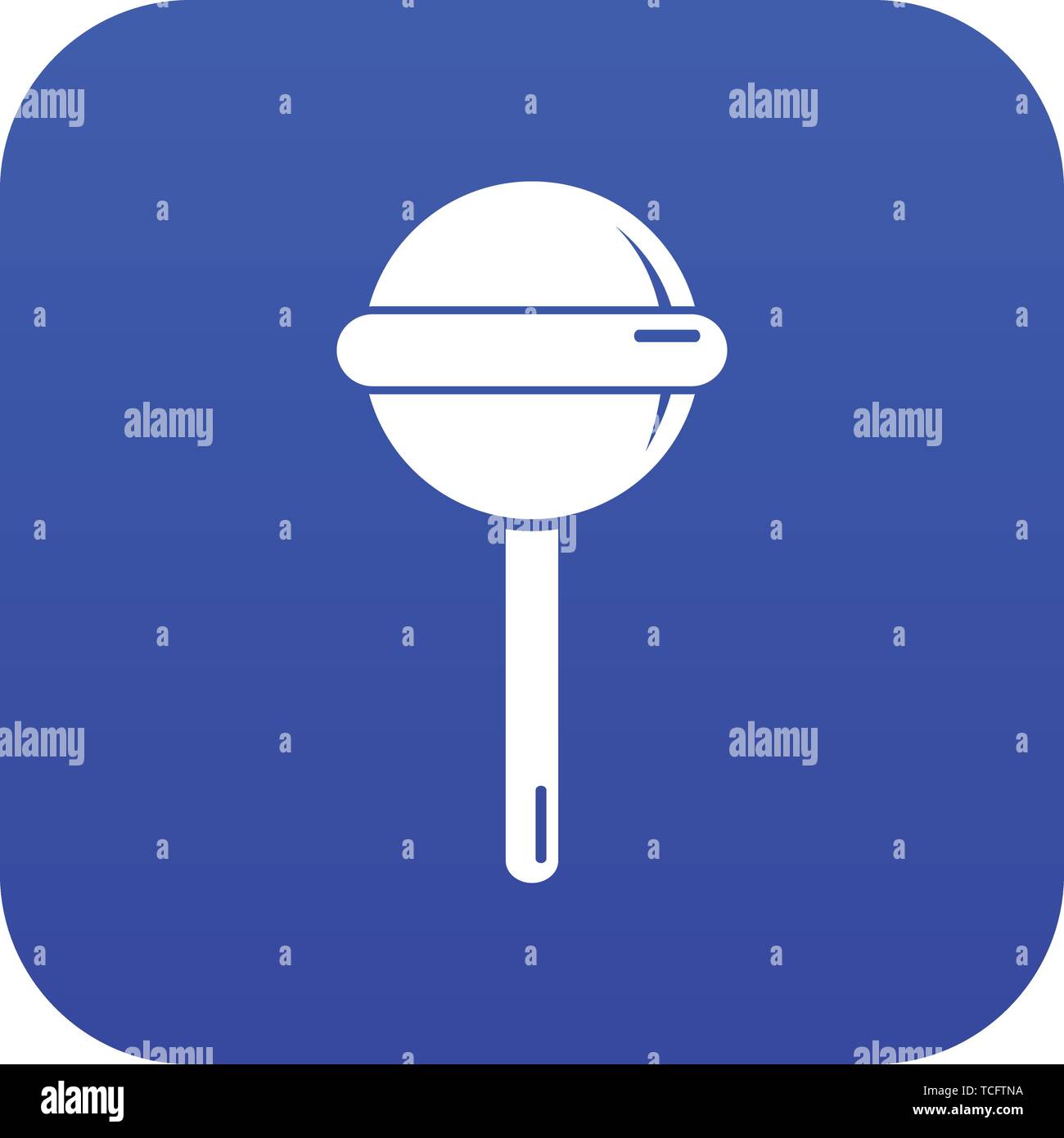 Round lollipop icon blue vector Stock Vector Image & Art - Alamy