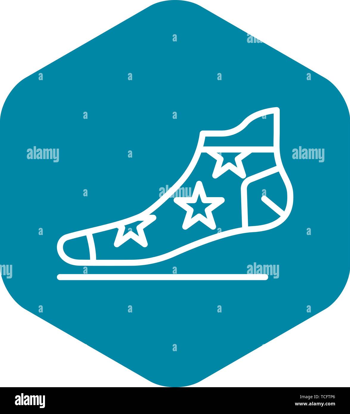 Star sock icon, outline style Stock Vector Image & Art - Alamy