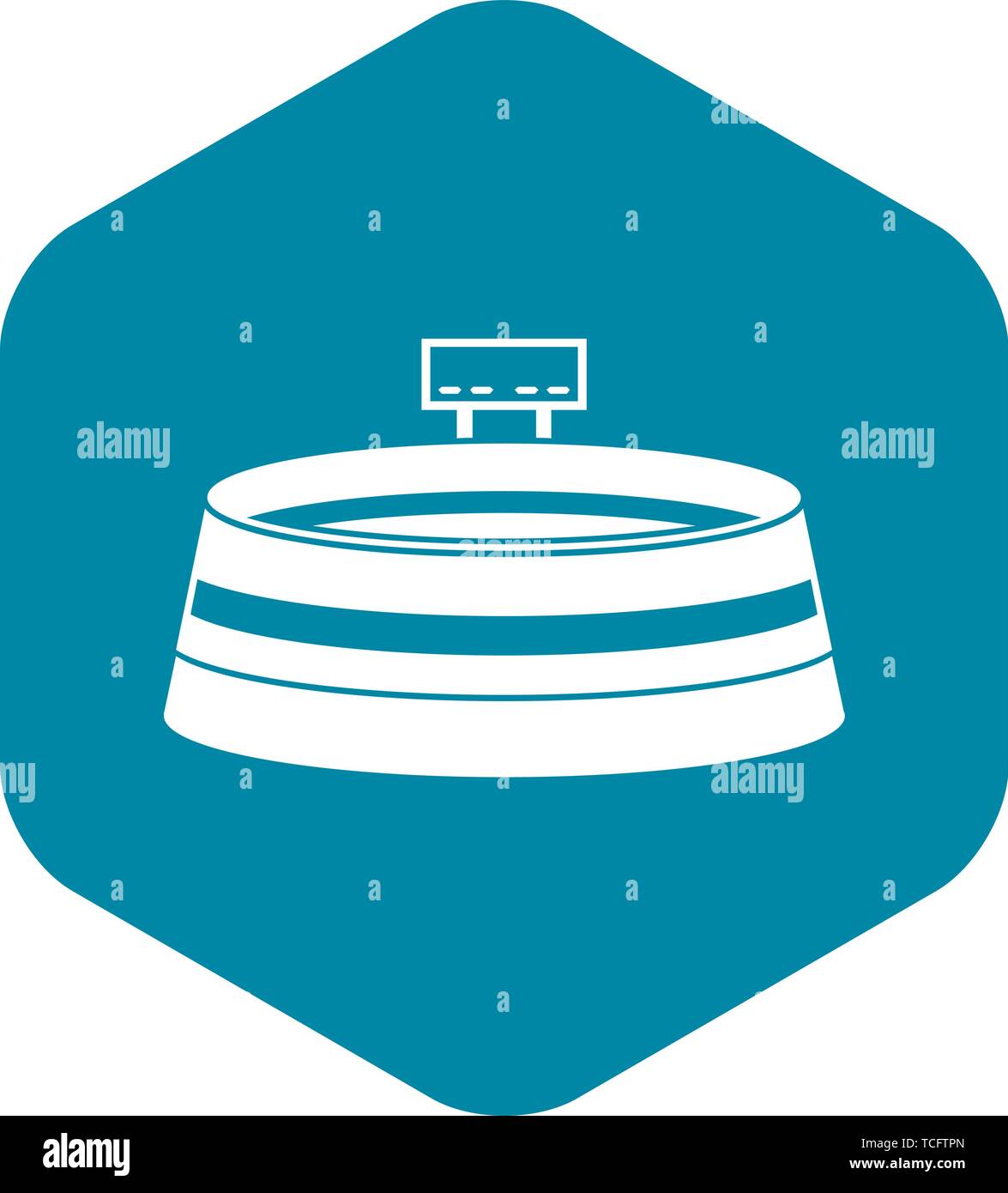 Stadium icon in simple style Stock Vector Image & Art - Alamy