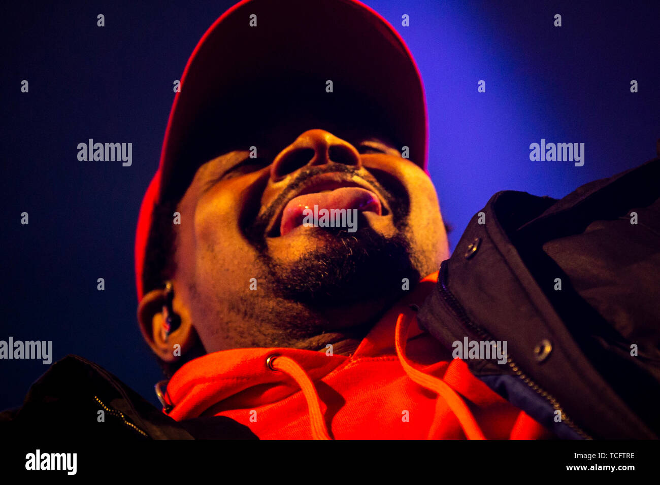 The American rapper, Danny Brown performs live at stage during the NOS ...