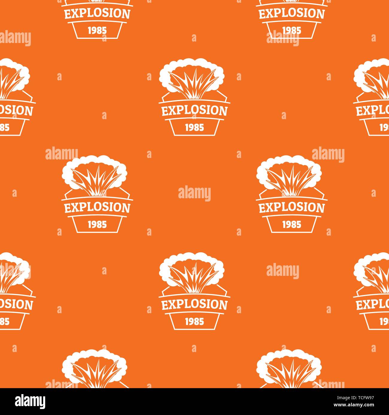 Fire explosion pattern vector orange Stock Vector Image & Art - Alamy