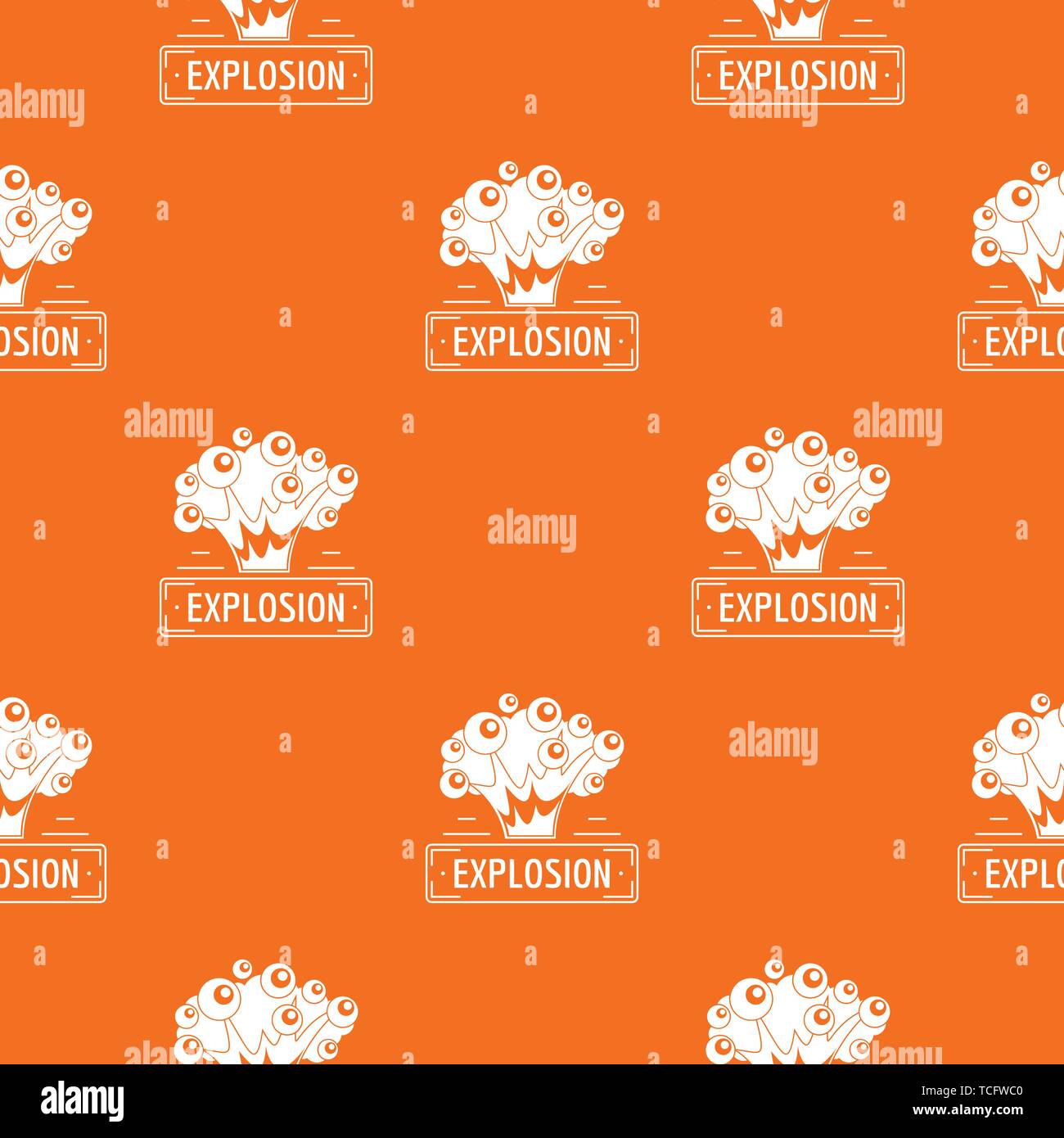 Art explosion pattern vector orange Stock Vector Image & Art - Alamy
