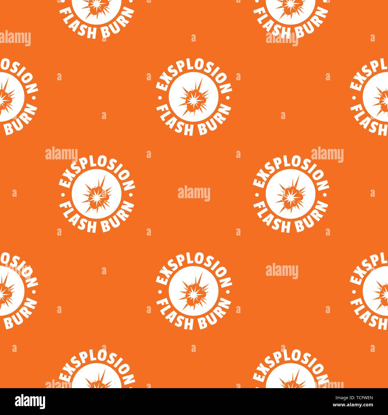 Flash explosion pattern vector orange Stock Vector Image & Art - Alamy