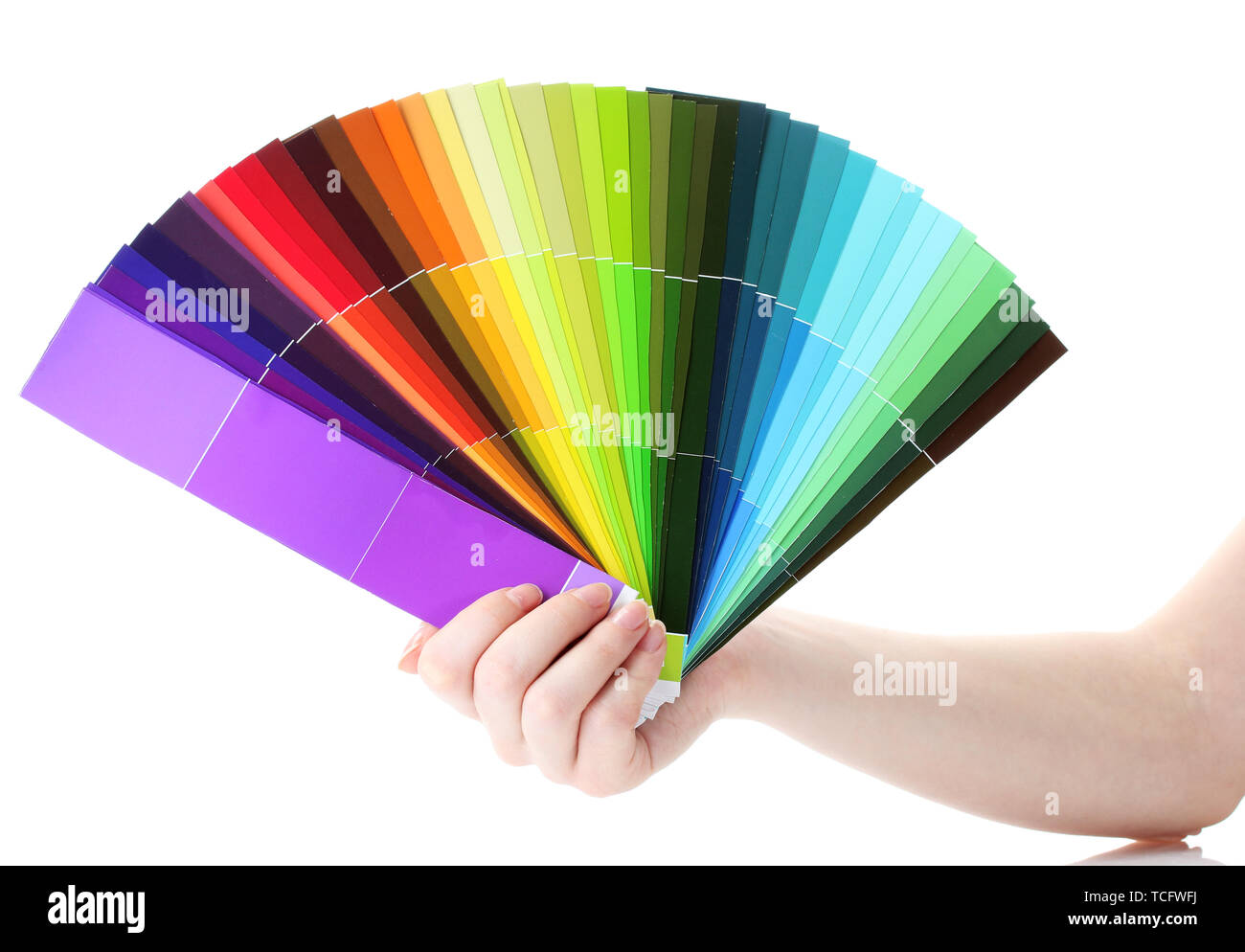 The choice of color palette hand Cut Out Stock Images & Pictures - Alamy
