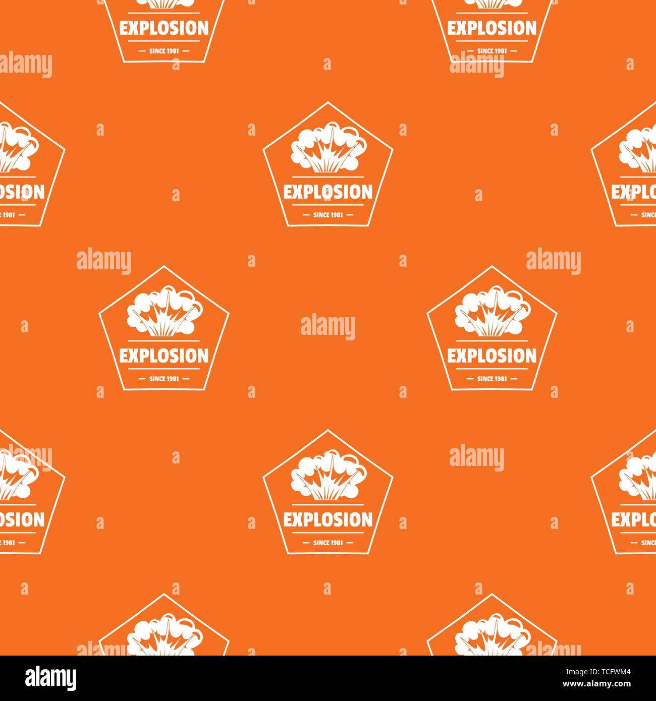 Weapon explosion pattern vector orange Stock Vector Image & Art - Alamy