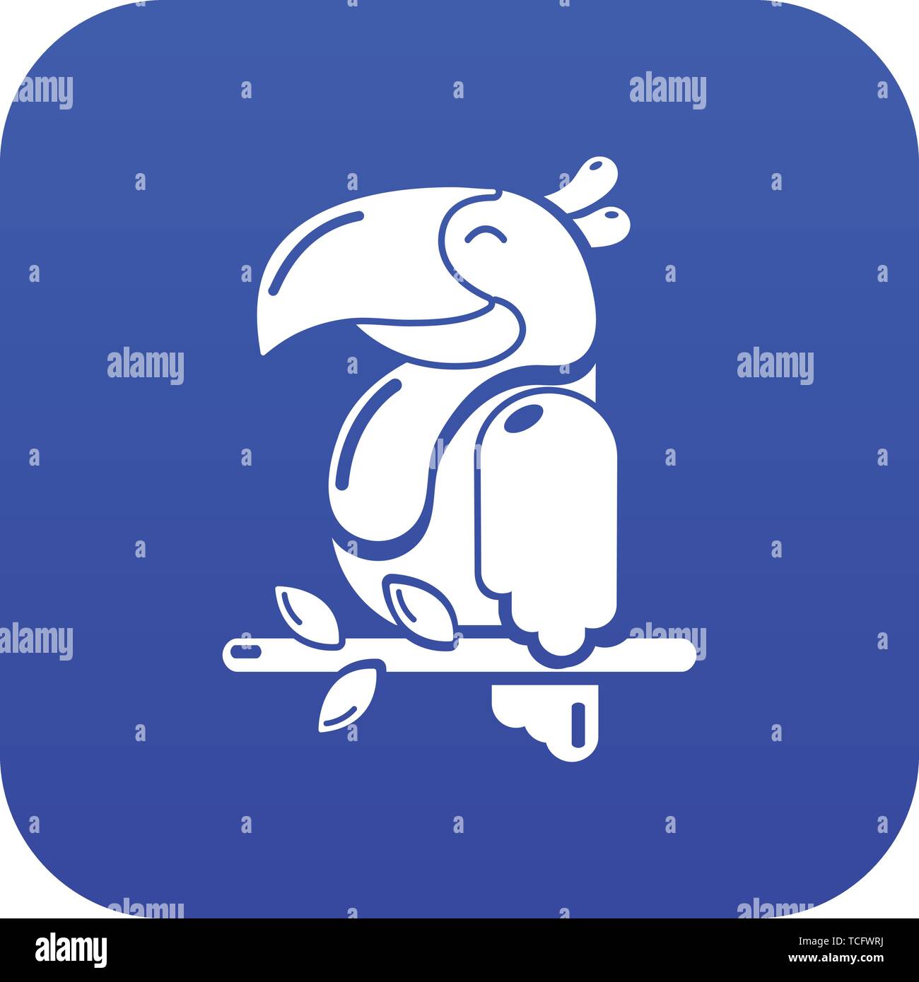 Colourful macaw feather Stock Vector Images - Alamy