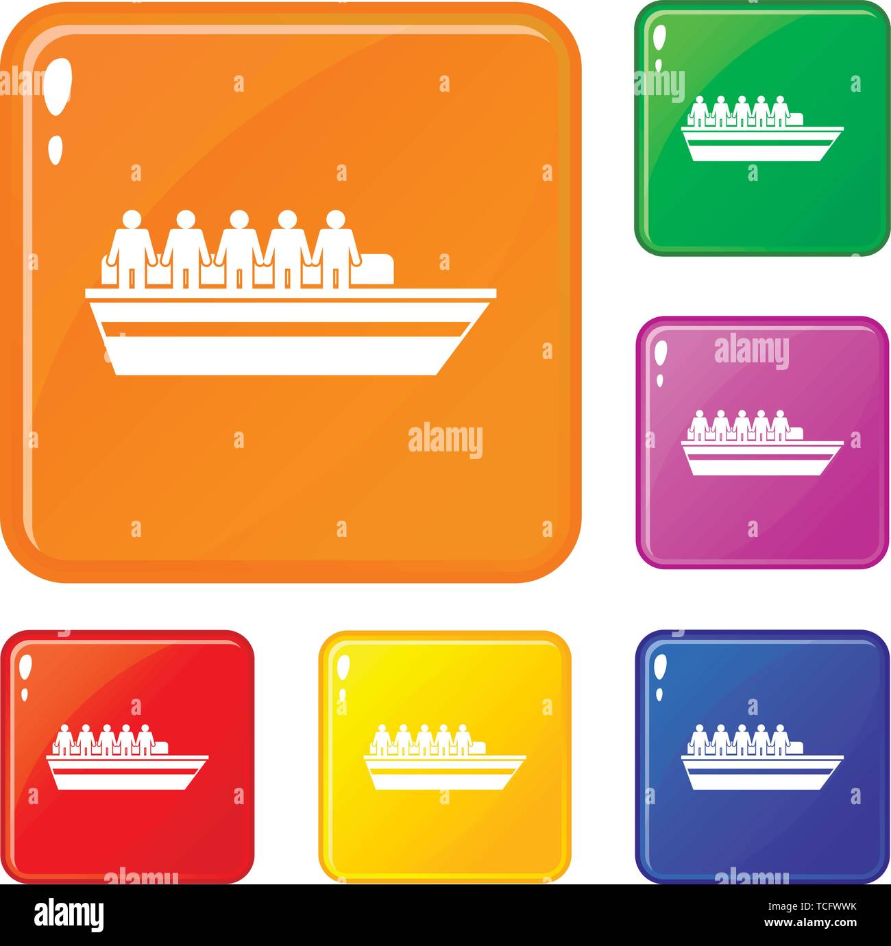 Bark boat Stock Vector Images - Alamy