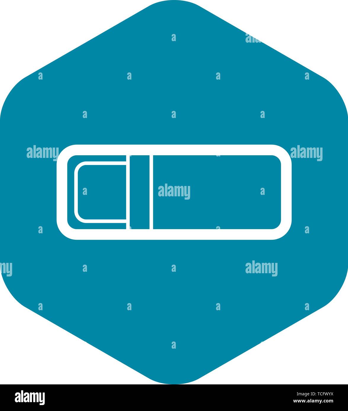 Office eraser icon, outline style Stock Vector Image & Art - Alamy