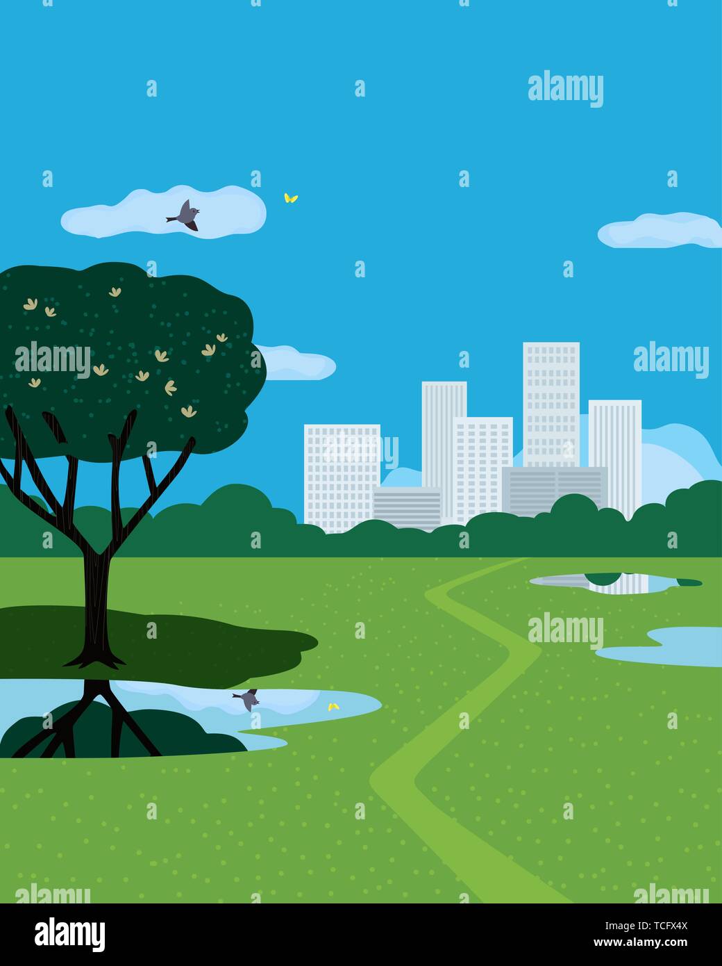 Park zone Stock Vector Images - Alamy