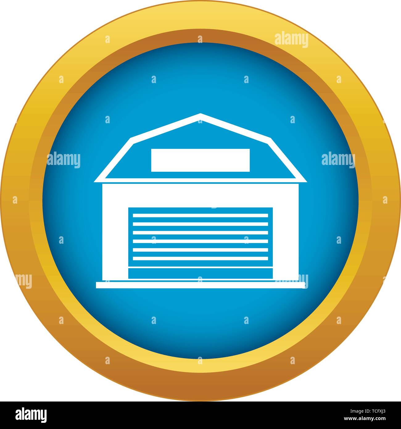 Industrial building icon blue vector isolated Stock Vector Image & Art ...