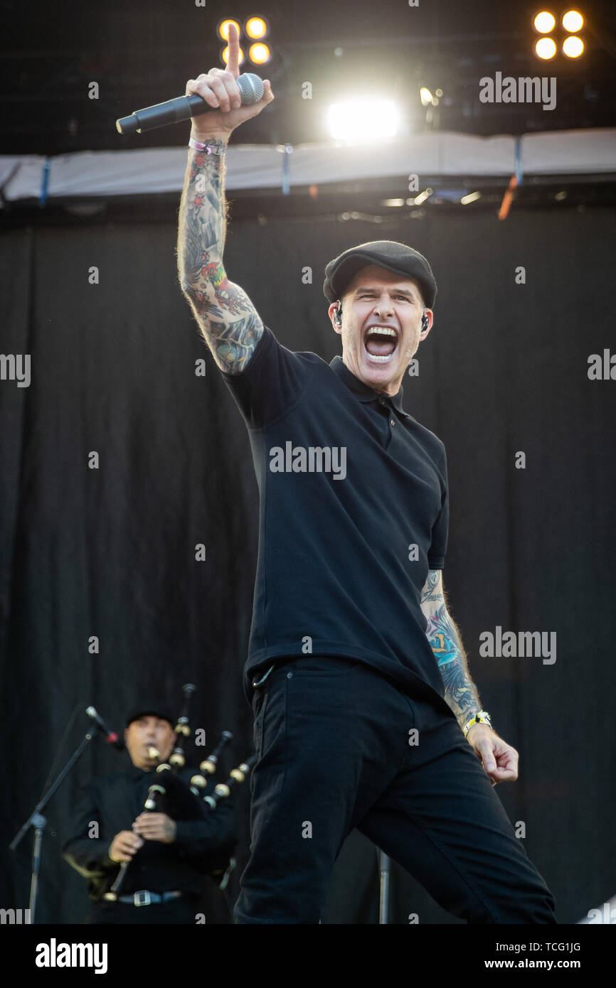 Nuremberg, Germany. 07th June, 2019. Al Barr, singer of the US-American ...