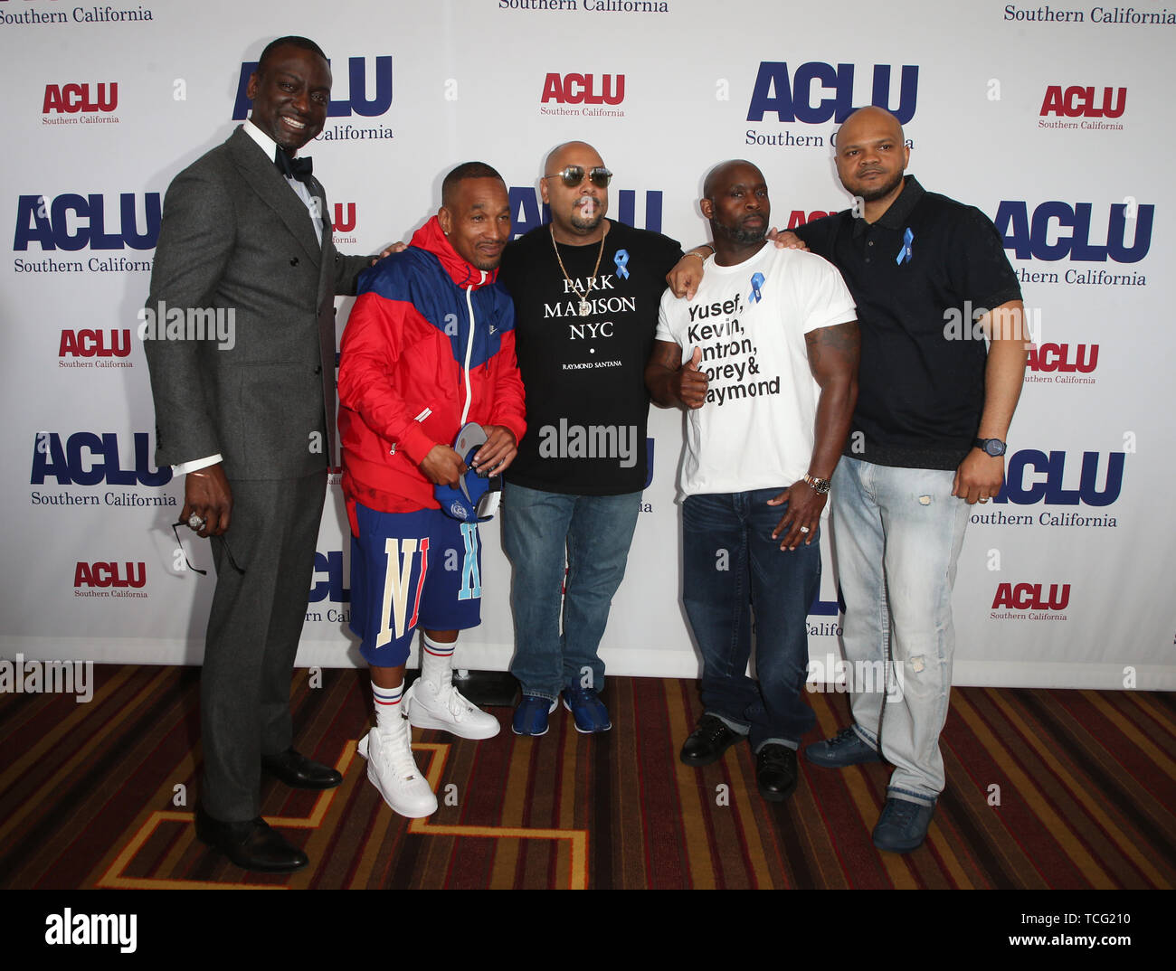 Los Angeles, Ca, USA. 7th June, 2019. Yusef Salaam, Korey Wise, Raymond ...