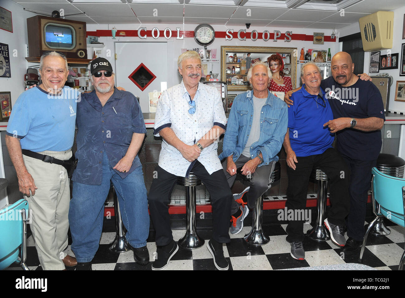 Wildwood, New Jersey, USA. 6th June, 2019. Joey Dee, Larry Chance, Vito ...
