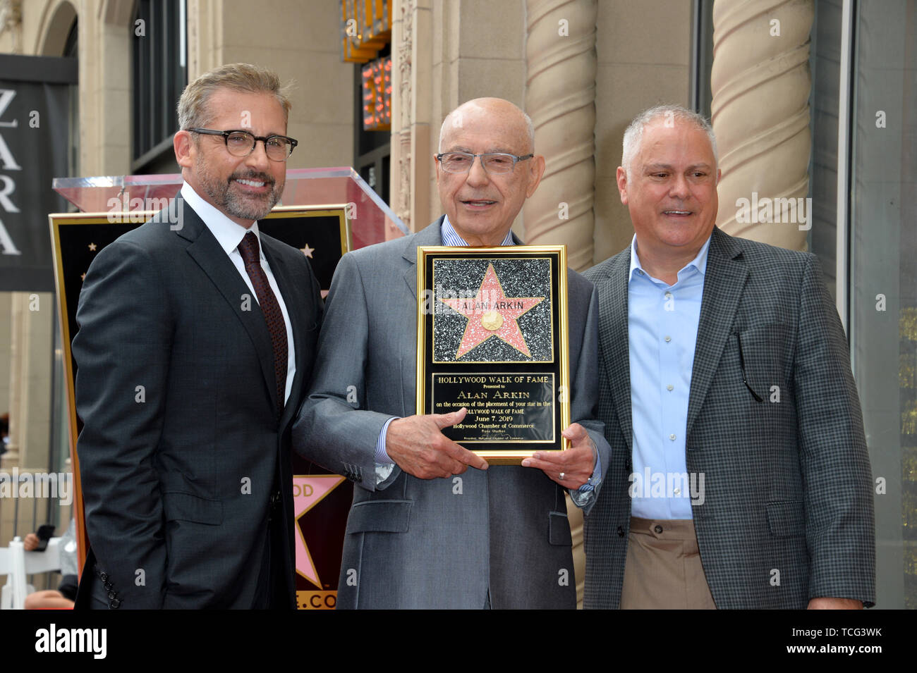 Los Angeles, USA. 07th June, 2019. Steve Carrell, Alan Arkin & Matthew ...