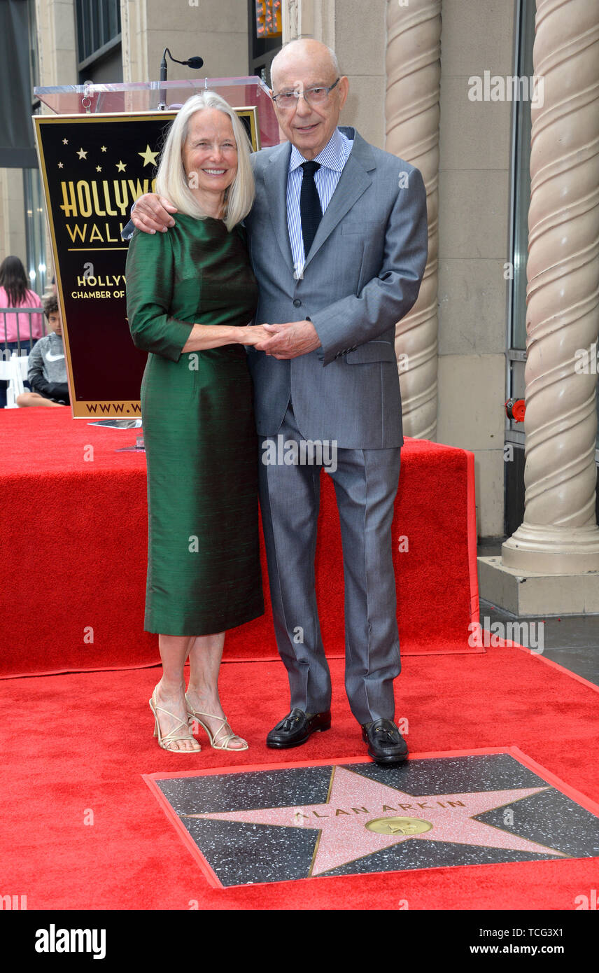 Los Angeles, USA. 07th June, 2019. Alan Arkin & Suzanne Newlander Arkin ...