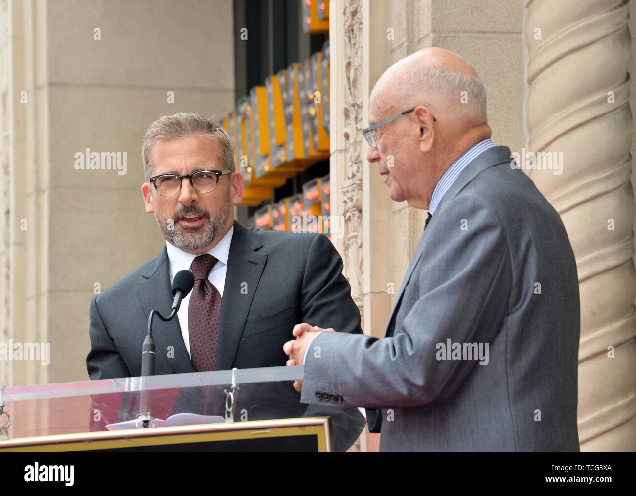 Los Angeles, USA. 07th June, 2019. Steve Carrell & Alan Arkin at the ...