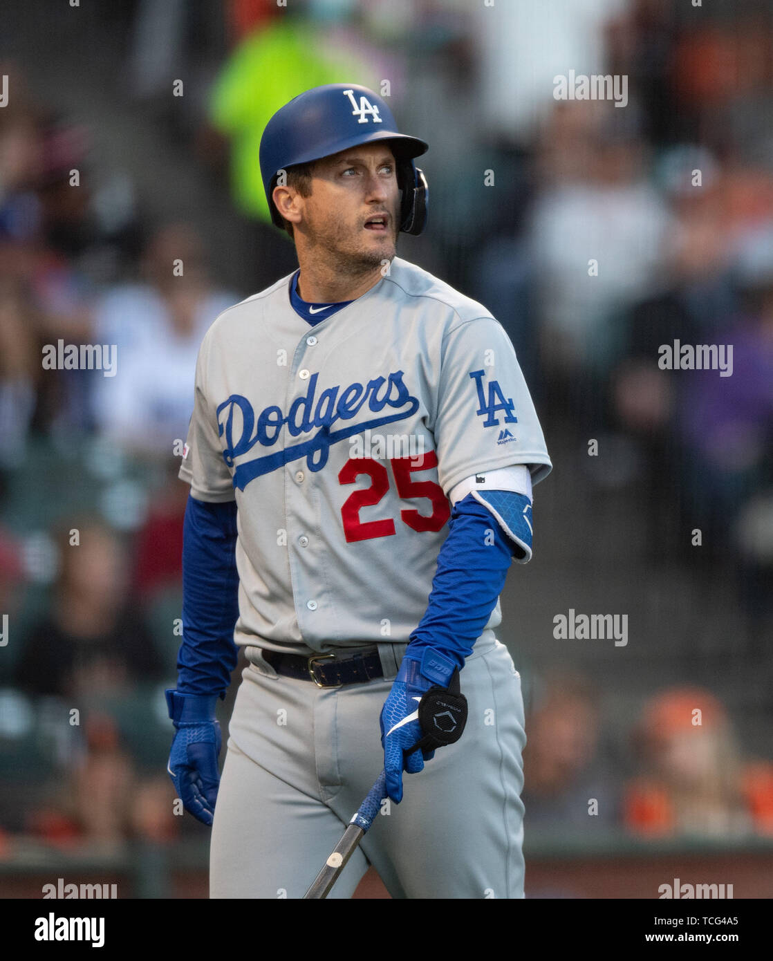 San Francisco, California, USA. 07th June, 2019. Los Angeles Dodgers ...