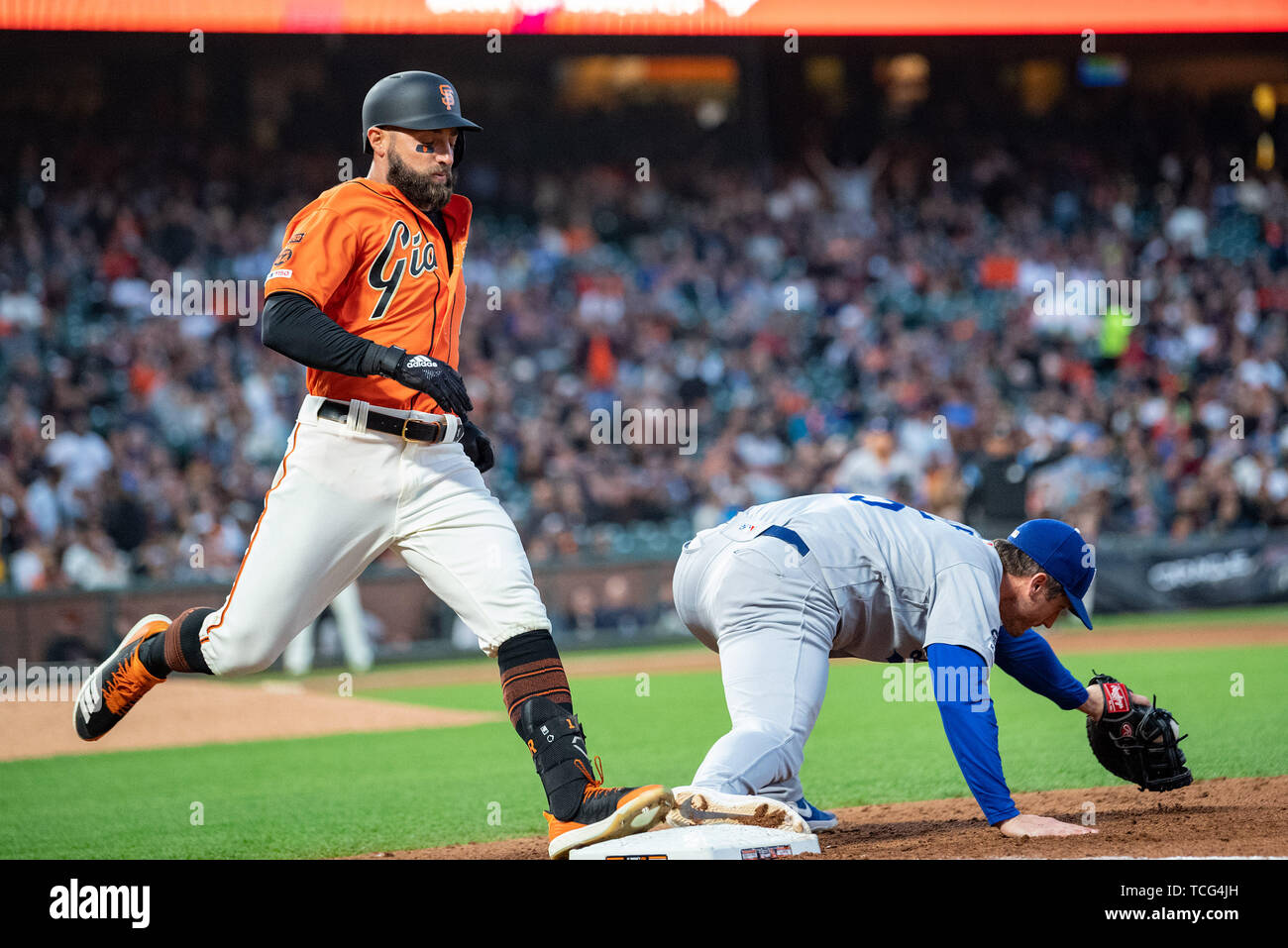 San Francisco, California, USA. 07th June, 2019. San Francisco Giants ...