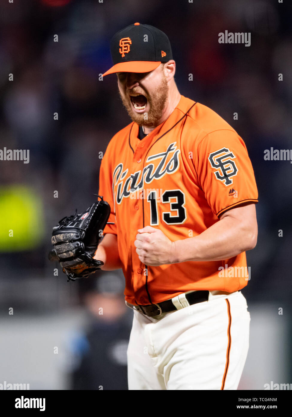 San Francisco, California, USA. 07th June, 2019. San Francisco Giants ...