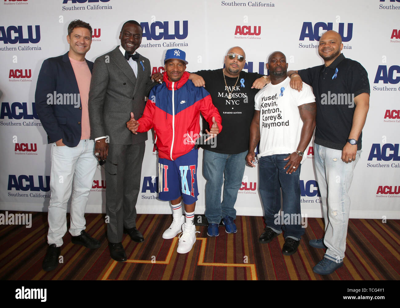Los Angeles, Ca, USA. 7th June, 2019. Joshua Jackson, Yusef Salaam ...