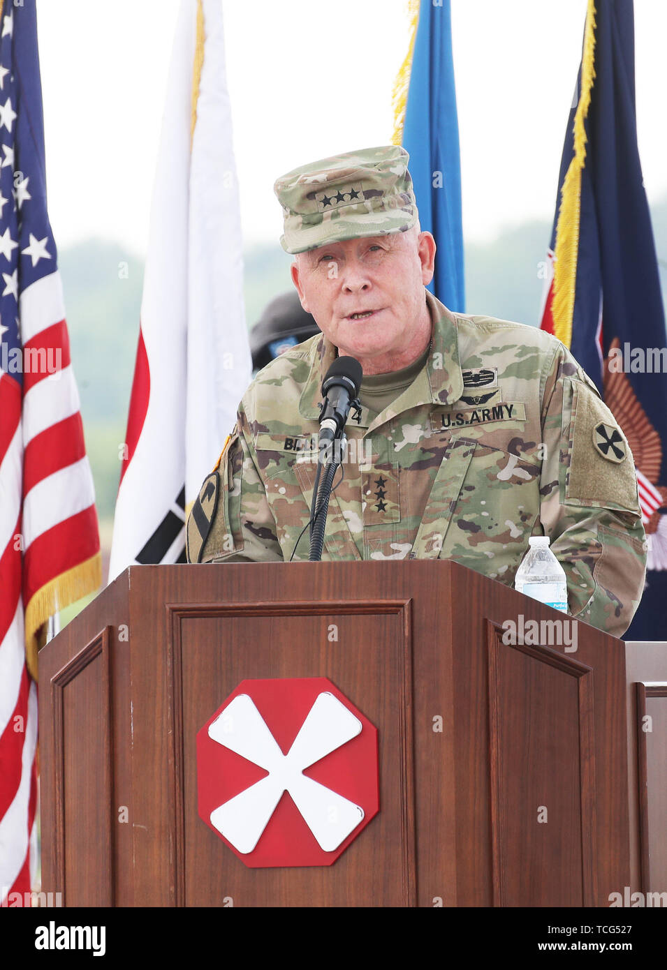 08th June, 2019. 8th Army Commander Lt. Gen. Bills at 75th anniversary ...