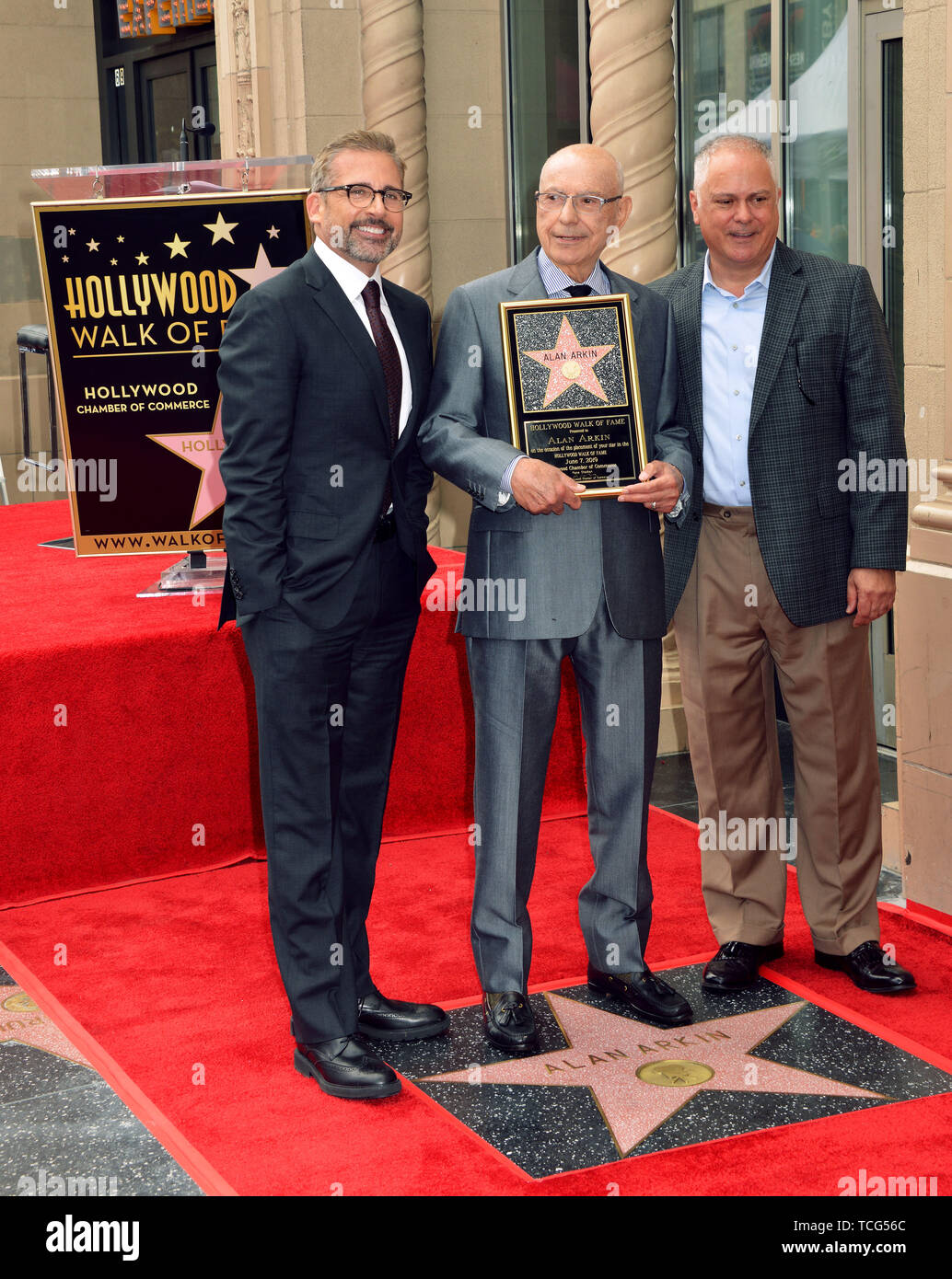 Los Angeles, USA. 07th June, 2019. Alan Arkin star 034 Steve Carell ...