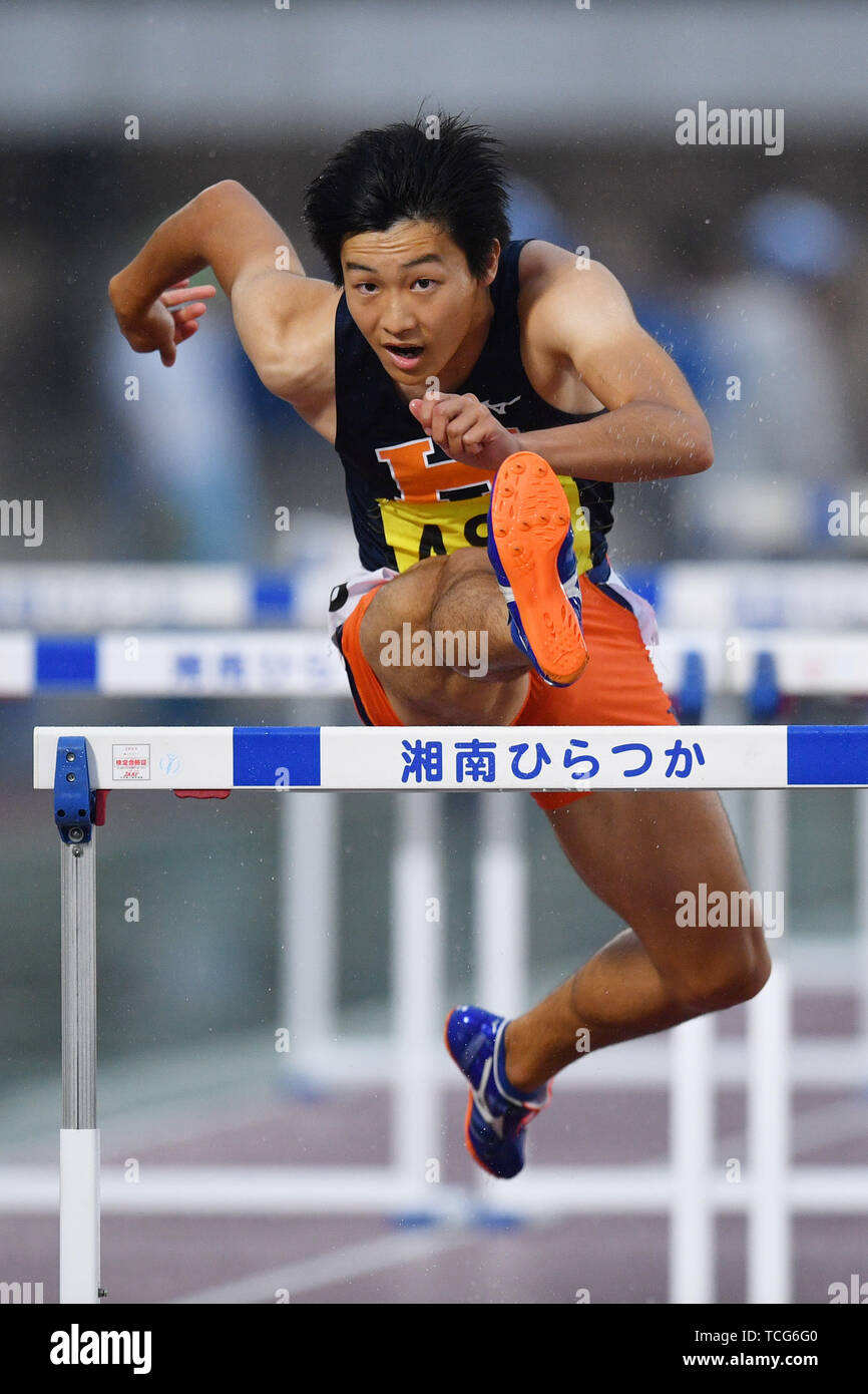 Shonan BMW Stadium Hiratsuka, Kanagawa, Japan. 7th June, 2019. Rikuto ...