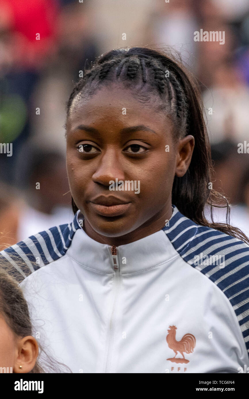 Paris, France. 7th June, 2019. Kadidiatou Diani (France) during the ...