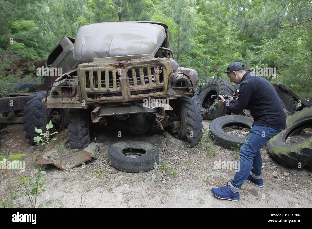 Chernobyl disaster clean up hi-res stock photography and images - Alamy