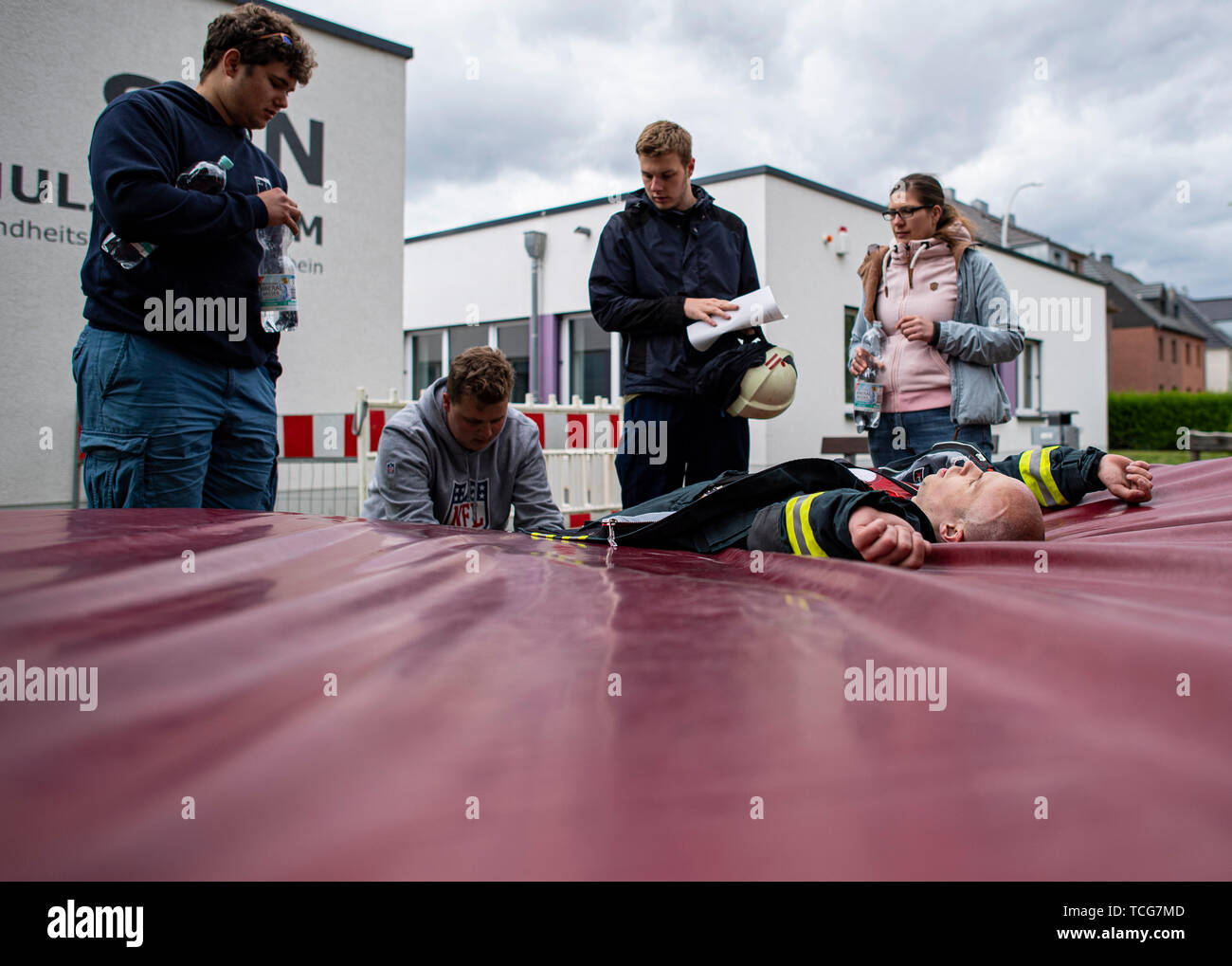 Exhausted Fireman High Resolution Stock Photography and Images - Alamy
