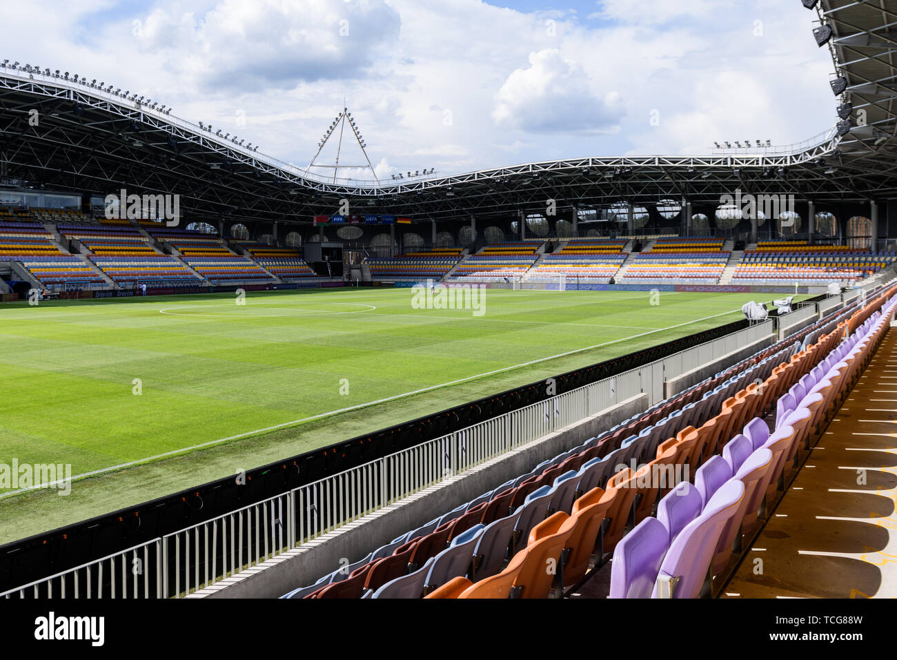 Minsk, Belarus. 8th June 2019. Baryssau Arena/Borisov Arena. GES ...