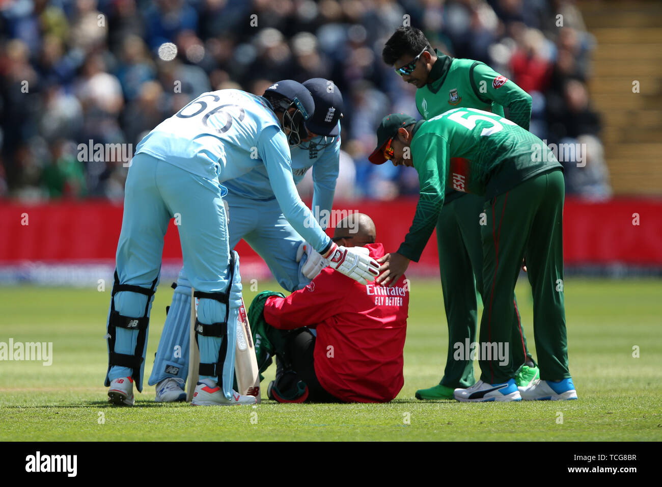 Sophia Gardens, Cardiff, UK. 8th June, 2019. ICC World Cup Cricket ...