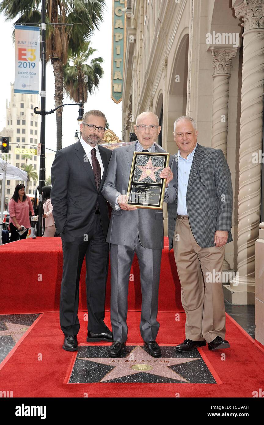 Los Angeles, CA, USA. 7th June, 2019. Steve Carell, Alan Arkin, Matthew ...