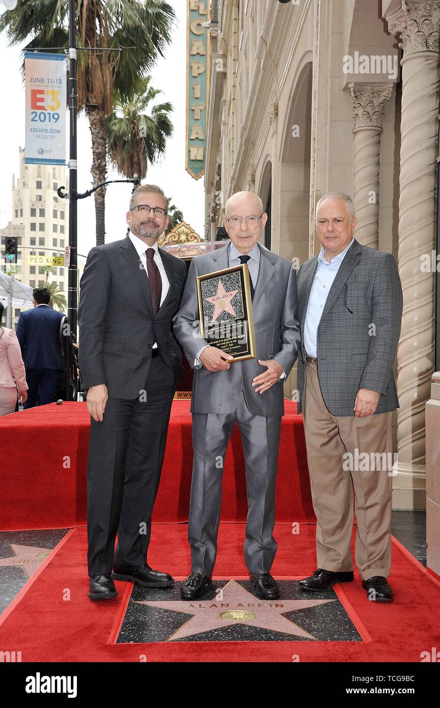 Los Angeles, CA, USA. 7th June, 2019. Steve Carell, Alan Arkin, Matthew ...