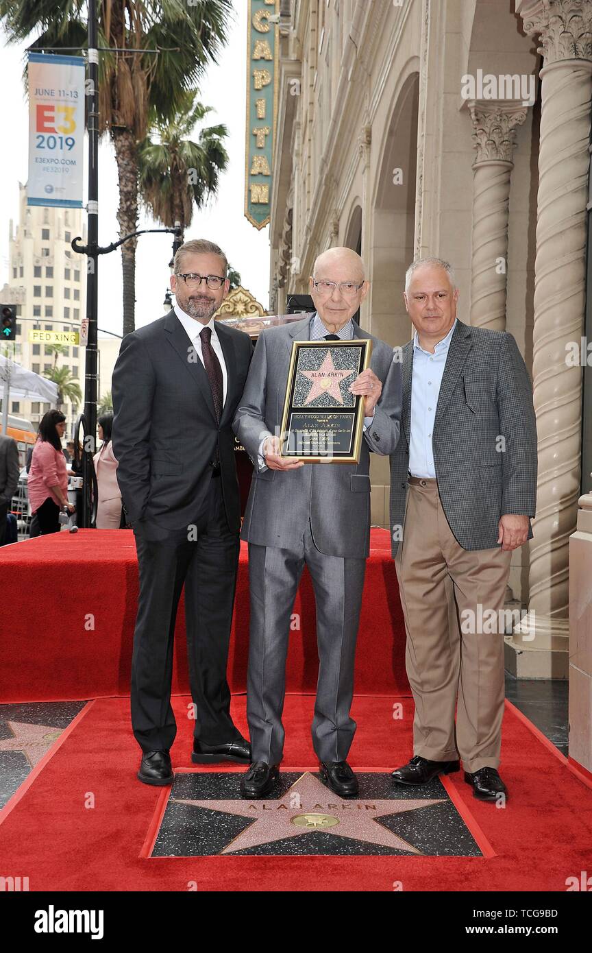 Los Angeles, CA, USA. 7th June, 2019. Steve Carell, Alan Arkin, Matthew ...