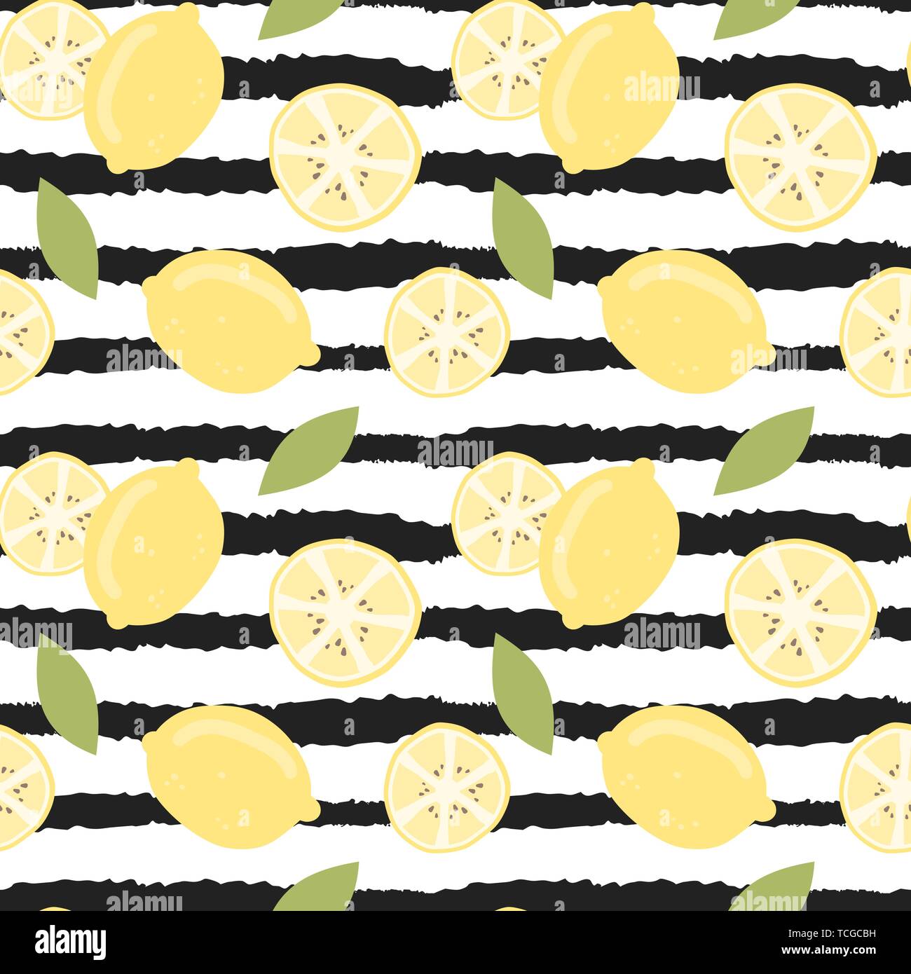 cute lovely modern summer seamless vector pattern illustration with ...