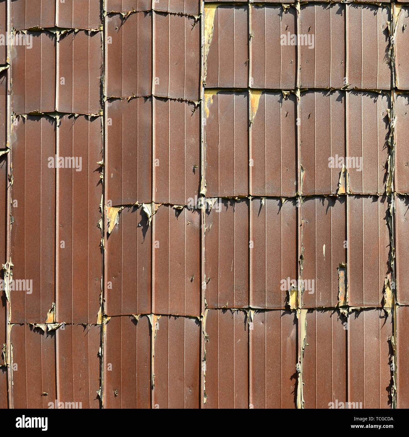 Rusty Steel Metal with cracked paint, grunge background. Old metal ...