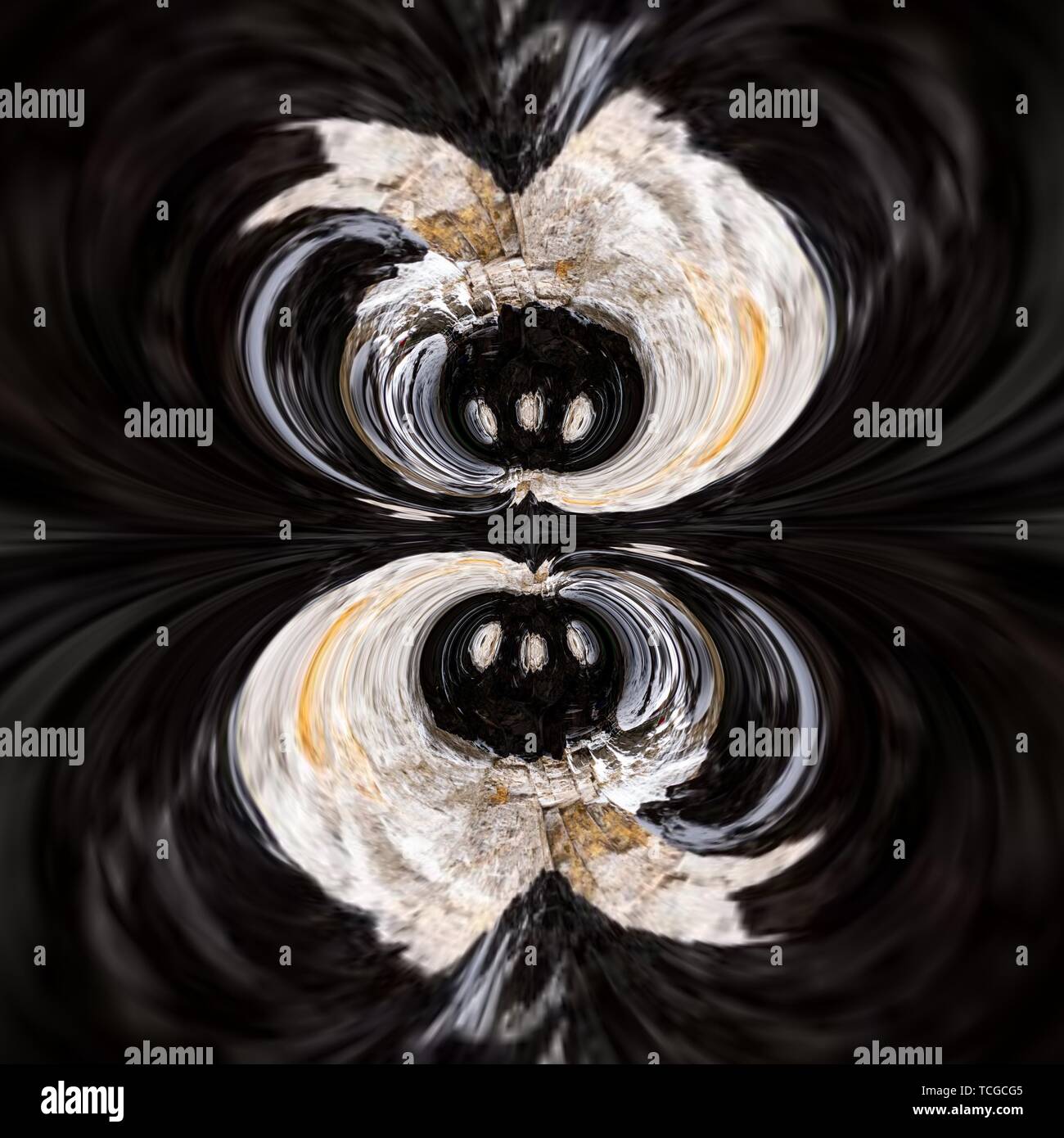 Graphic Image design style spectrum abstract art, illustration Stock ...